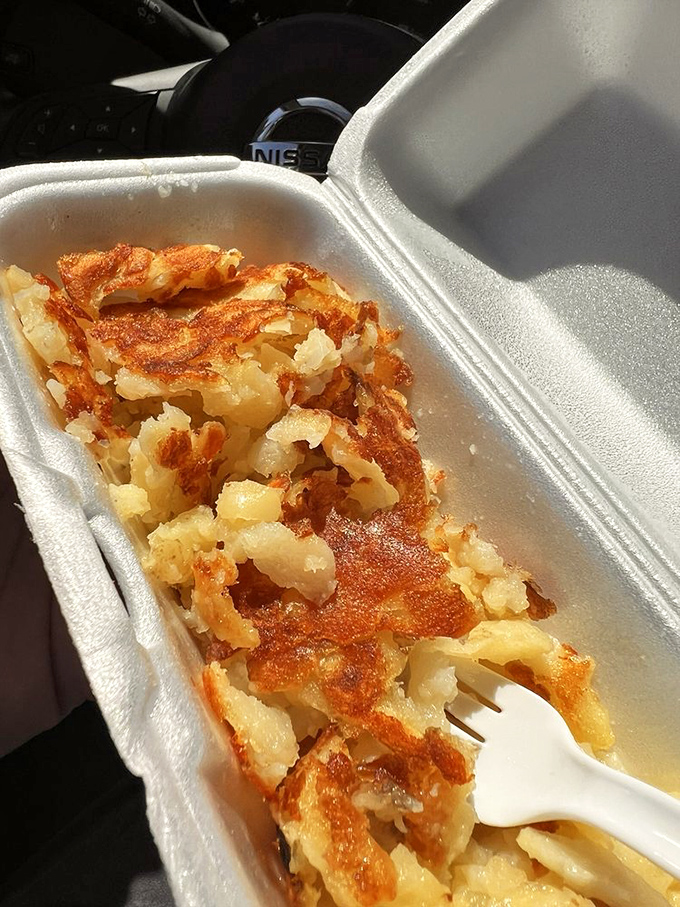 These aren't just hash browns&mdash;they're a crispy-edged masterpiece with that perfect balance of exterior crunch and interior tenderness. Potato perfection exists!