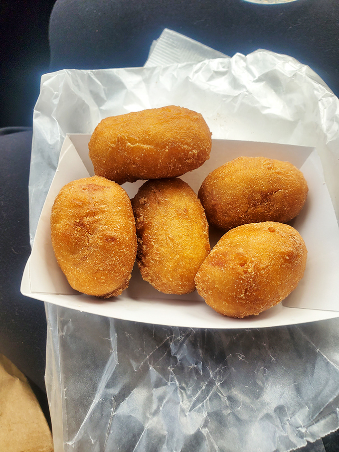 Hush puppies that would make a Southerner nod in approval. Crispy outside, tender inside&mdash;the perfect sidekick to any main attraction. 