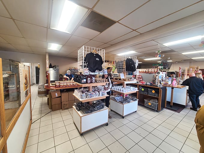 Merchandise corner meets pastry paradise. The shop offers branded souvenirs so you can remember your cinnamon roll experience long after the last crumb disappears.