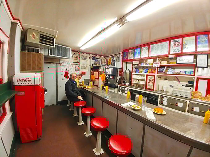 Morning light streams into the narrow diner where a few early birds have secured the best seats in the house&mdash;at the counter, where the action happens.