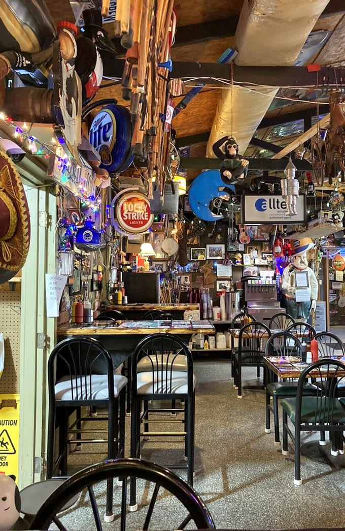 Every nook and cranny holds another surprise. It's like dining inside the world's most delicious scavenger hunt. 