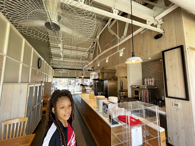 The open, airy interior design serves one purpose: to ensure nothing distracts you from the serious business of donut appreciation.