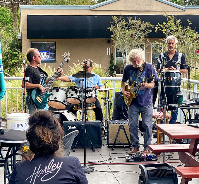 Nothing complements great food like live music on the patio. These guys aren't just playing tunes&mdash;they're providing the soundtrack to your food coma.