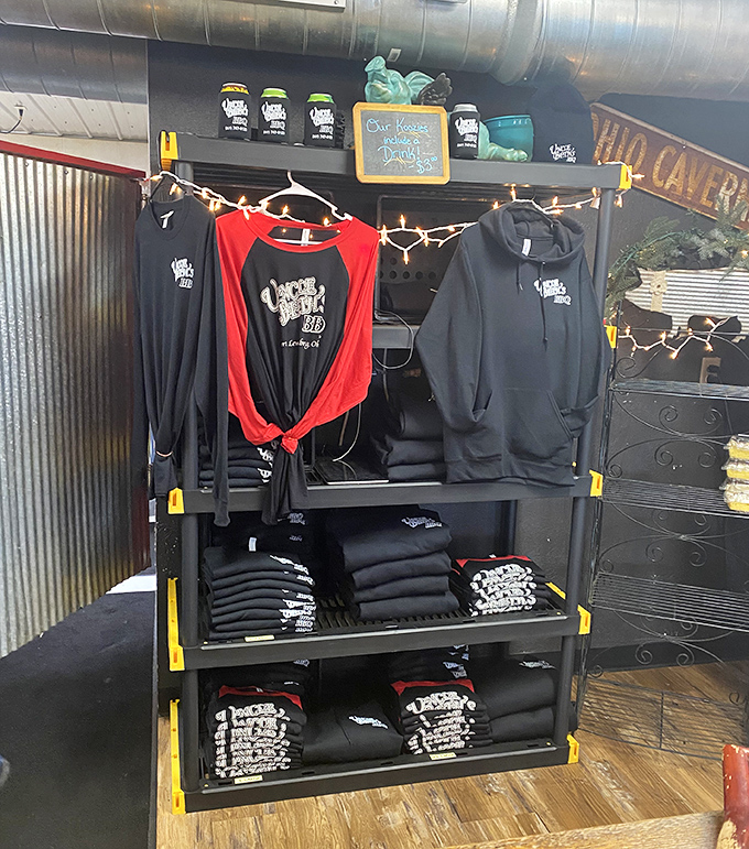 Merchandise that lets you take the BBQ spirit home. When your food inspires fashion, you know you're doing something right.