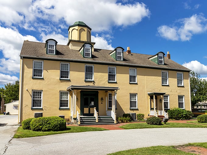 The Middletown Academy building exudes old-world charm with its colonial architecture, offering a glimpse into the town's commitment to preserving its rich heritage.