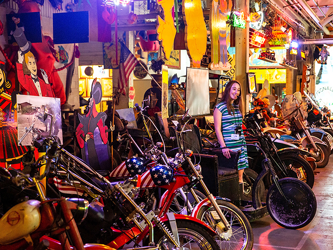 Easy Riders forever frozen in time. This patriotic motorcycle collection proves the American dream runs on two wheels and star-spangled chrome.