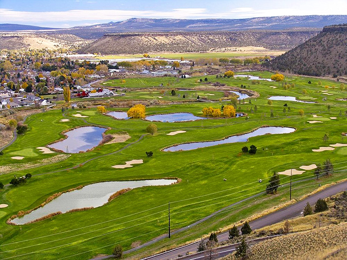 Prineville's golf course gives new meaning to "water hazard." Those mountain views might distract you from your swing, but what a glorious way to lose a ball. 