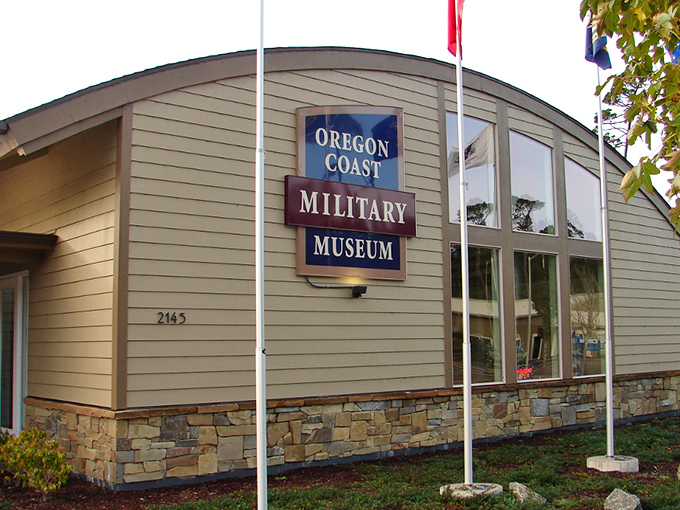 The Oregon Coast Military Museum stands as a humble tribute to service, where history speaks through artifacts and memories. 