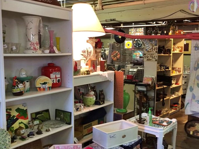 Every shelf holds possibilities. That lamp you never knew you needed sits beside the perfect gift for someone who claims they "don't want anything."