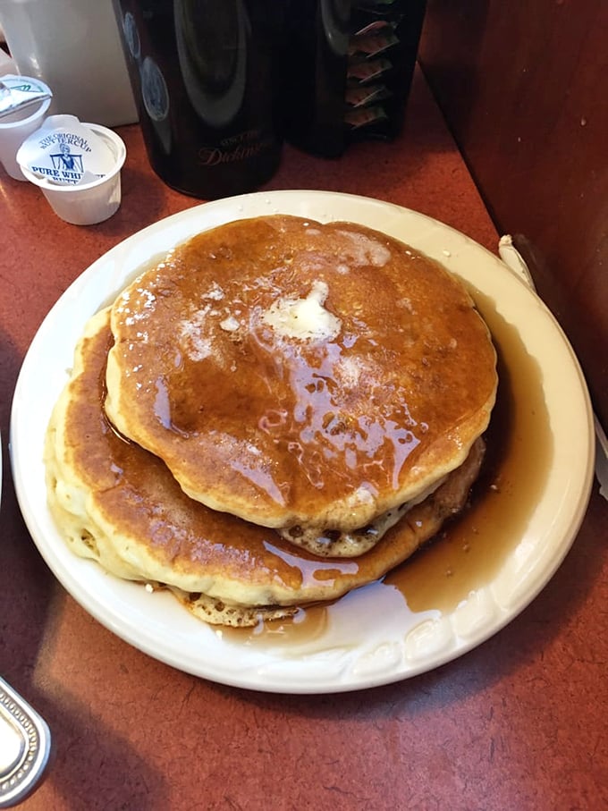 Golden-brown pancakes glistening with maple syrup&mdash;the breakfast equivalent of a warm hug on a plate.