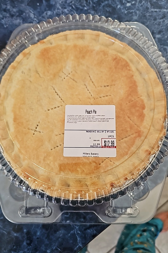 This golden-crusted peach pie isn't just dessert&mdash;it's summer sunshine captured in a perfectly crimped package.