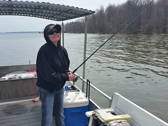 The patient angler knows good things come to those who wait. This fisher has mastered the zen-like state between anticipation and accomplishment.