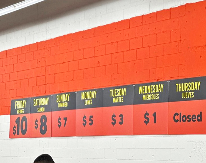 The pricing calendar that launched a thousand shopping trips. Like a reverse horoscope, it tells you exactly when your lucky shopping day arrives.
