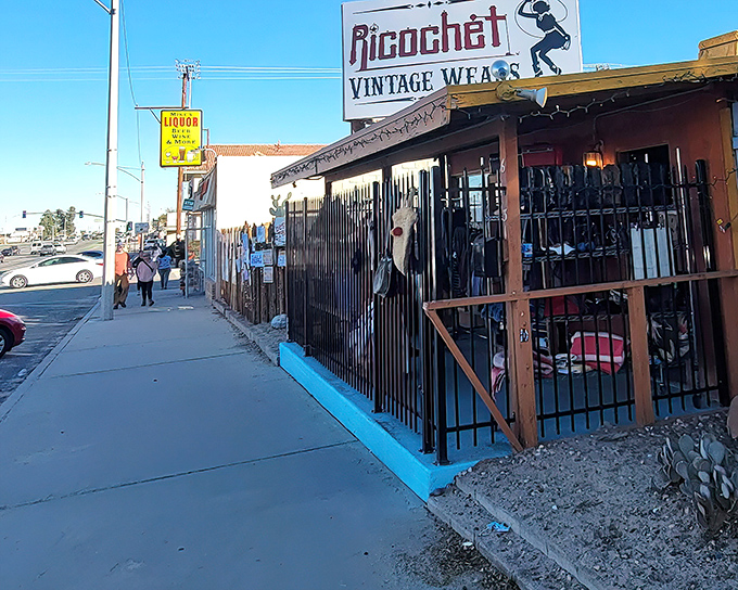 Ricochet Vintage Wears offers treasure hunting of the sartorial kind. Desert style has never looked so cool or authentic.