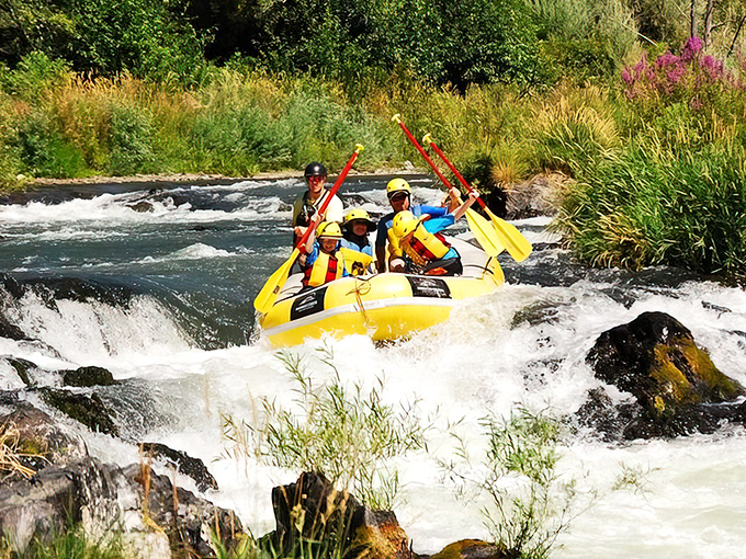 White water adventures await just a short drive from town, proving nature's entertainment value still outperforms anything on streaming services.