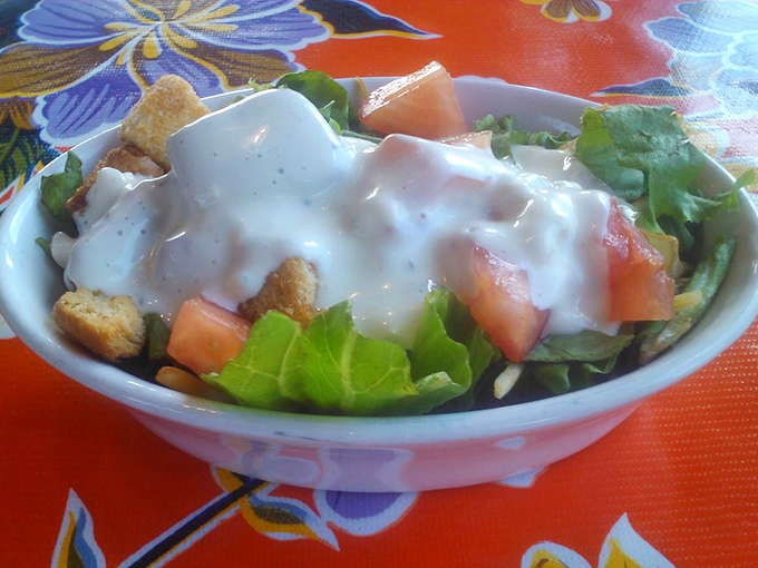 Even salads get the royal treatment here&mdash;crisp greens, fresh tomatoes, and house-made dressing that makes eating vegetables feel like cheating.