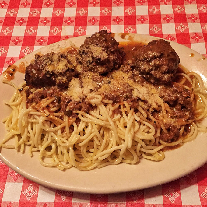 Spaghetti and meatballs that would make any Italian grandmother nod approvingly&mdash;hearty, unpretentious, and absolutely necessary for happiness.