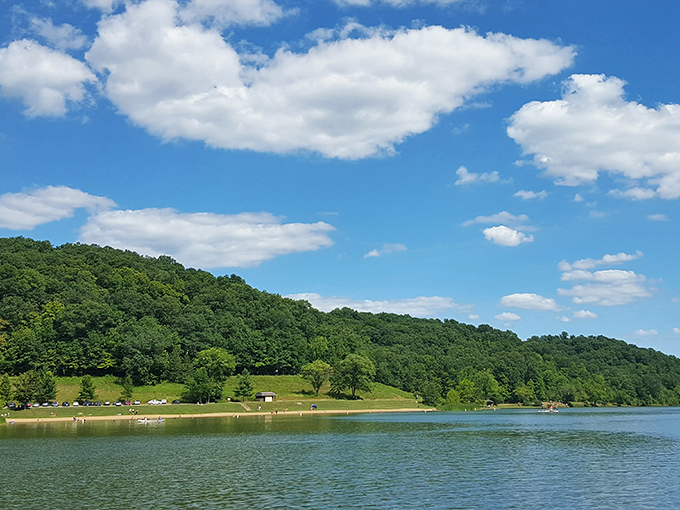 This sandy shoreline proves that Ohio beaches can compete with coastal destinations, minus the saltwater and crowds.