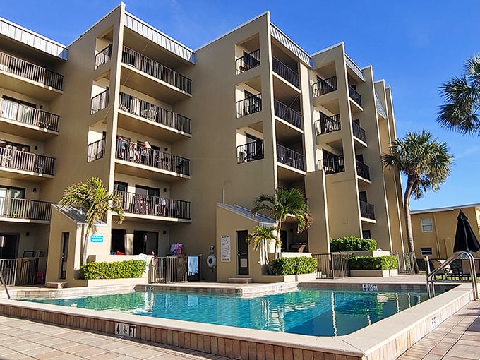 Affordable condo living with poolside amenities &ndash; the classic Florida retirement dream without requiring a tech entrepreneur's exit strategy.