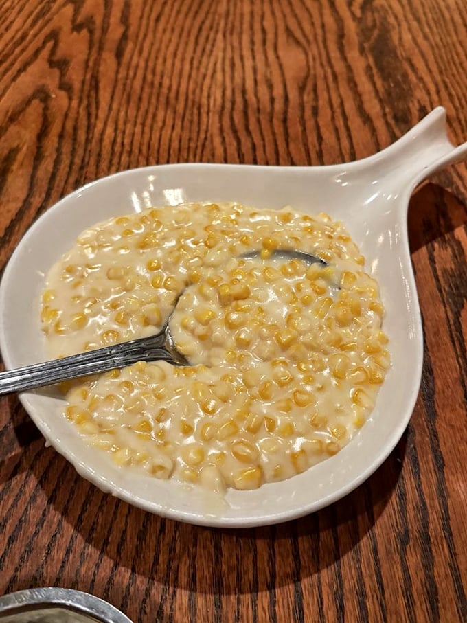Creamed corn elevated from cafeteria staple to celebrity status&mdash;each kernel bathing luxuriously in a creamy hot tub of flavor.