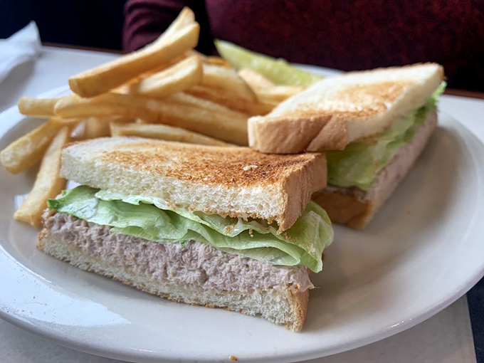 The humble tuna sandwich&mdash;proof that sometimes the simplest things on the menu are what your soul actually craves.