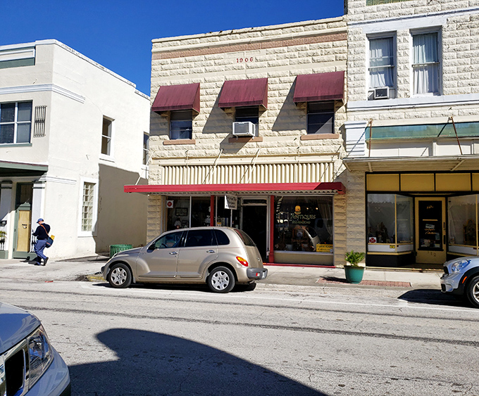 Twice as Nice Antiques occupies a classic limestone storefront where treasures from the past await new homes and second chances.