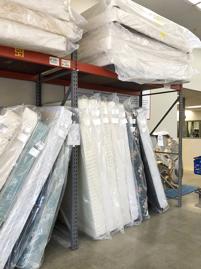 Mattresses wrapped like presents, offering sweet dreams at prices that won't cause nightmares.