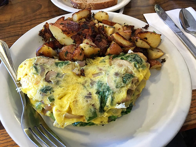 This veggie omelet proves that eating your greens doesn't have to be a chore&mdash;it can be a celebration. Those potatoes are basically breakfast gold.