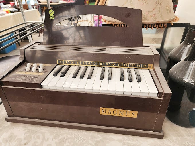 The Magnus Electric Chord Organ &ndash; where musical dreams of the past await new fingers. Elton John probably started on something similar.