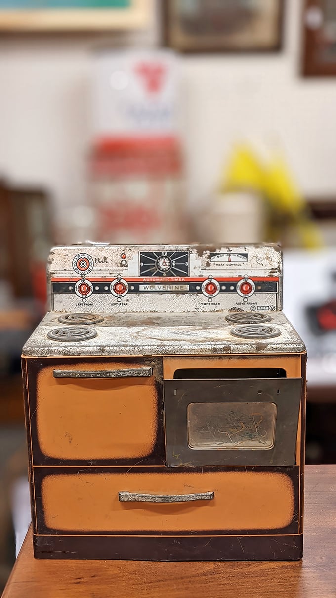This Wolverine toy stove isn't just adorable &ndash; it's a reminder of when children's toys were built to last longer than most modern marriages.