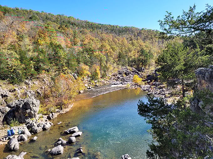 Fall transforms the shut-ins into a painter's palette. Even Monet would put down his brush and just stare in wonder.