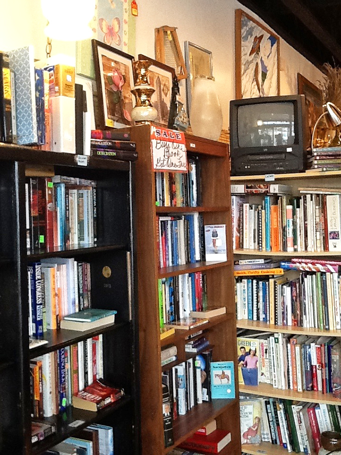 Literary treasures fill wooden shelves, offering forgotten bestsellers and timeless classics waiting to transport their next reader to new worlds.