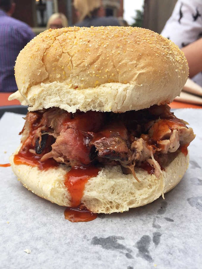 Even the burgers here get the royal treatment, proving this kitchen doesn't play favorites with excellence.