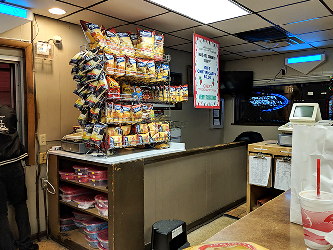 Chip selection serious enough to make a cardiologist nervous and a comfort food enthusiast weep with joy. Choose your crunchy companion wisely!