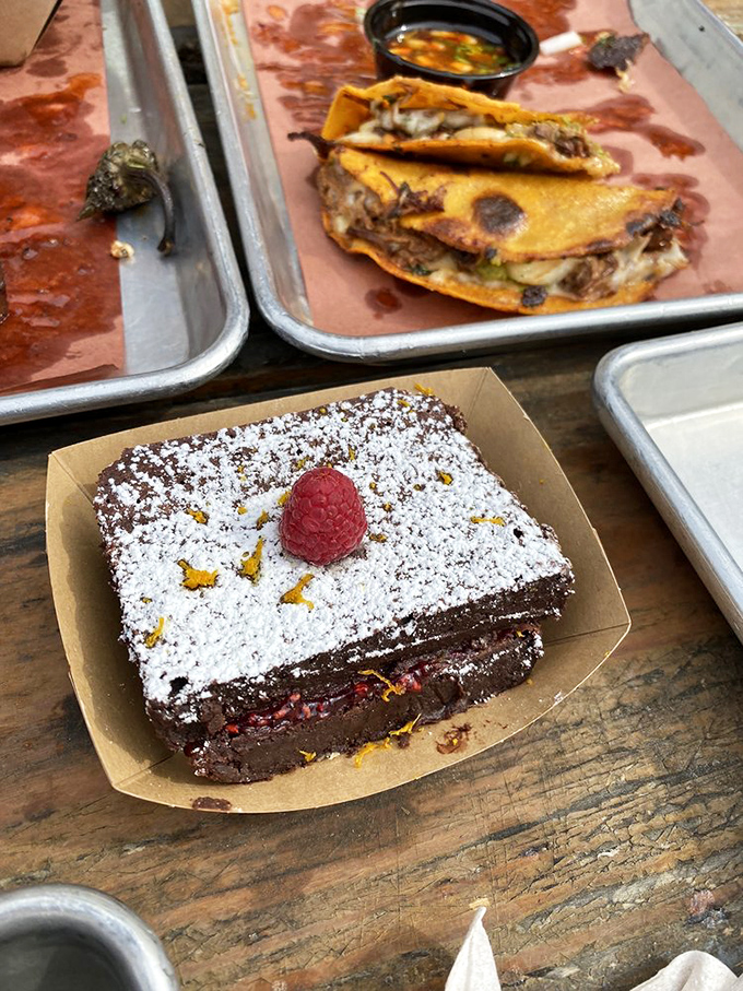 This chocolate torte with its dusting of powdered sugar isn't just dessert&mdash;it's the encore after an already spectacular performance.