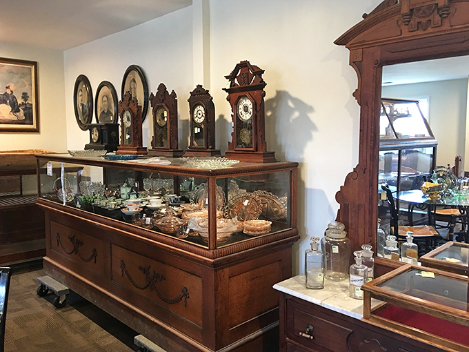 Time stands still in this horological heaven, where every tick tells a different story of punctual lives.