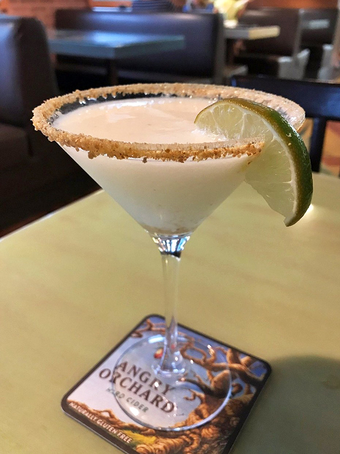 The key lime martini&mdash;where vacation meets sophistication. One sip and you'll forget all about your inbox back home.