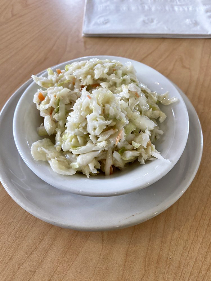 Coleslaw this fresh and crisp isn't just a side dish&mdash;it's the supporting actor that deserves its own Academy Award for balancing out all that delicious richness.