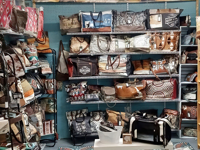 Handbag heaven for the accessory obsessed. Each purse carries not just your belongings, but someone else's stories from decades past.