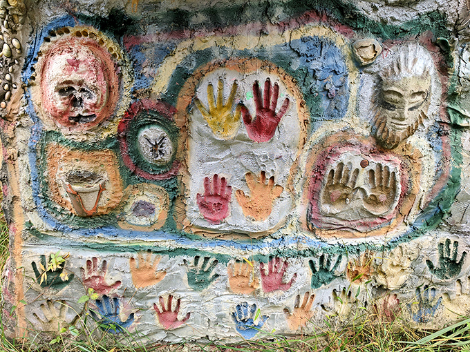A community captured in colorful handprints&mdash;this collaborative concrete canvas celebrates the human touch in all its vibrant, messy glory.
