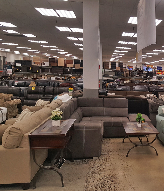 Not just a furniture section &ndash; it's an invitation to reimagine your living room without the usual furniture store sticker shock.