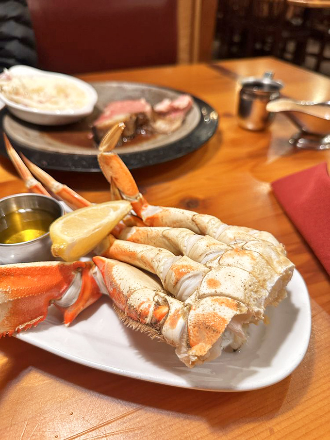 Ocean meets steakhouse in these magnificent crab legs. Crack, dip, savor, repeat&mdash;it's a delicious ritual worth every buttery moment.