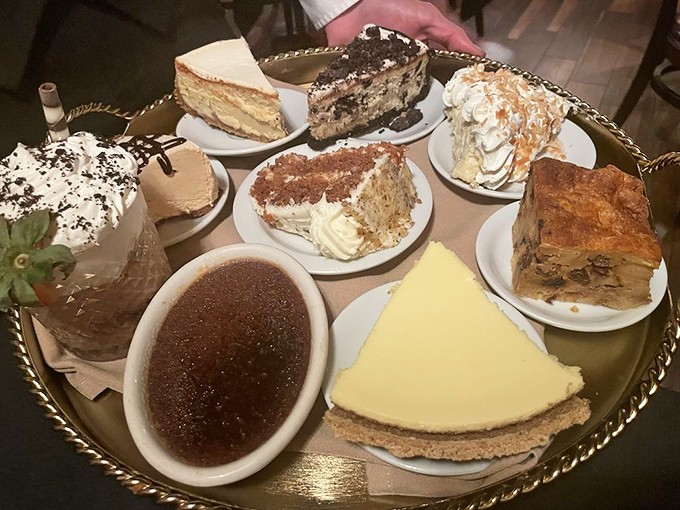 A dessert tray that doesn't ask if you saved room&mdash;it simply assumes you'll make room, even if it means unbuttoning your pants discreetly.