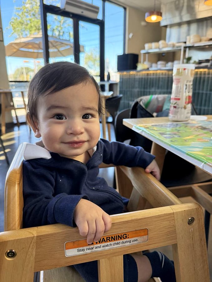 Even the tiniest diners approve of CasaEma. That high chair has witnessed more culinary awakenings than most food critics.