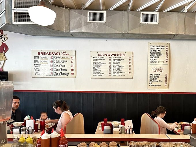 Every booth tells a story at Mickey's, where strangers become neighbors and calories don't count if you're having a good conversation.