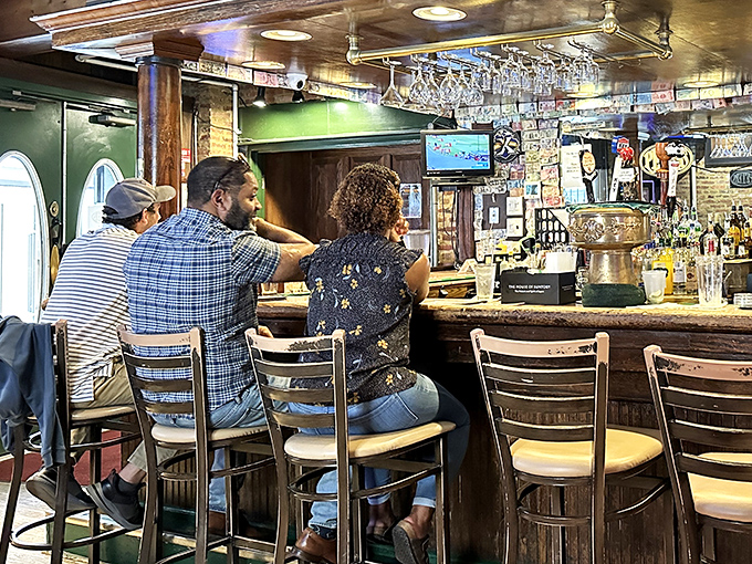 The bar brings together Baltimore's diverse crowd &ndash; suits, creatives, and locals sharing space and stories over perfectly poured pints.