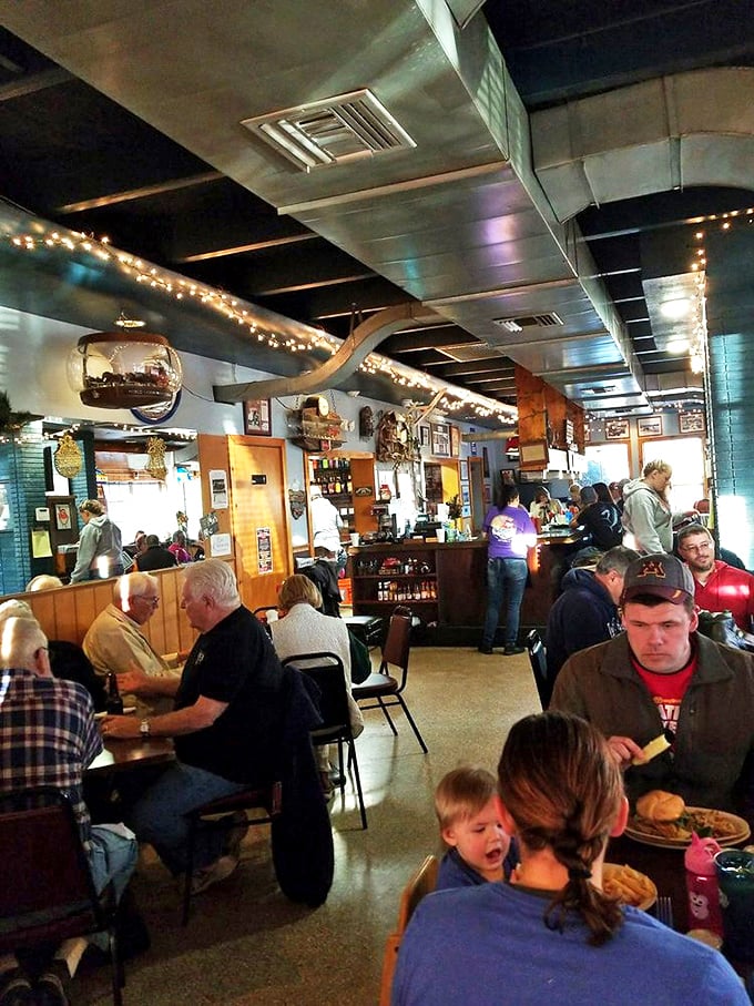 Generations gather around these tables, creating memories one delicious bite at a time in true comfort.