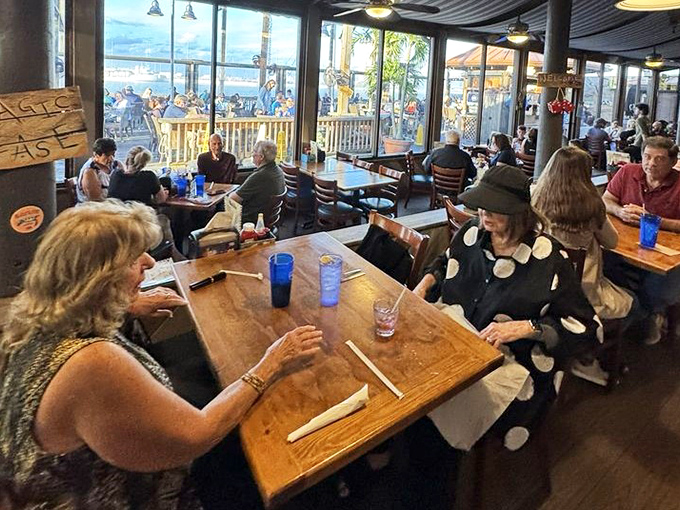 The dining room hums with conversation and laughter &ndash; the soundtrack to good meals shared among friends and strangers soon to be friends.