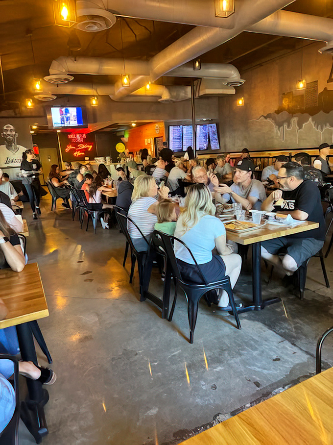 The dining room buzzes with the universal language of BBQ appreciation&mdash;nodding heads and the occasional eyes-closed moment of flavor bliss.