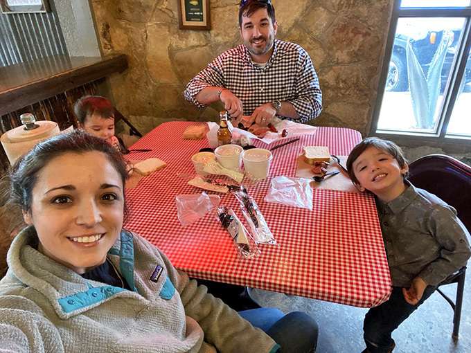 Barbecue brings families together better than any reunion ever could. These smiles tell you everything you need to know about the food.
